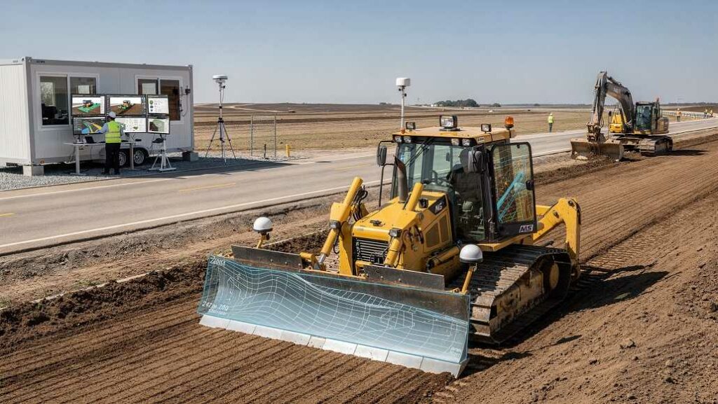 Advanced Machine Control Improving Construction Precision