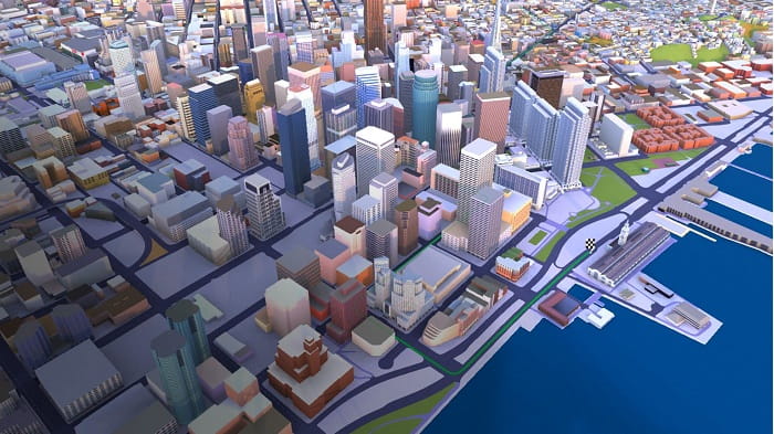 Here Technologies unveils 3D city models to build reality-based ...